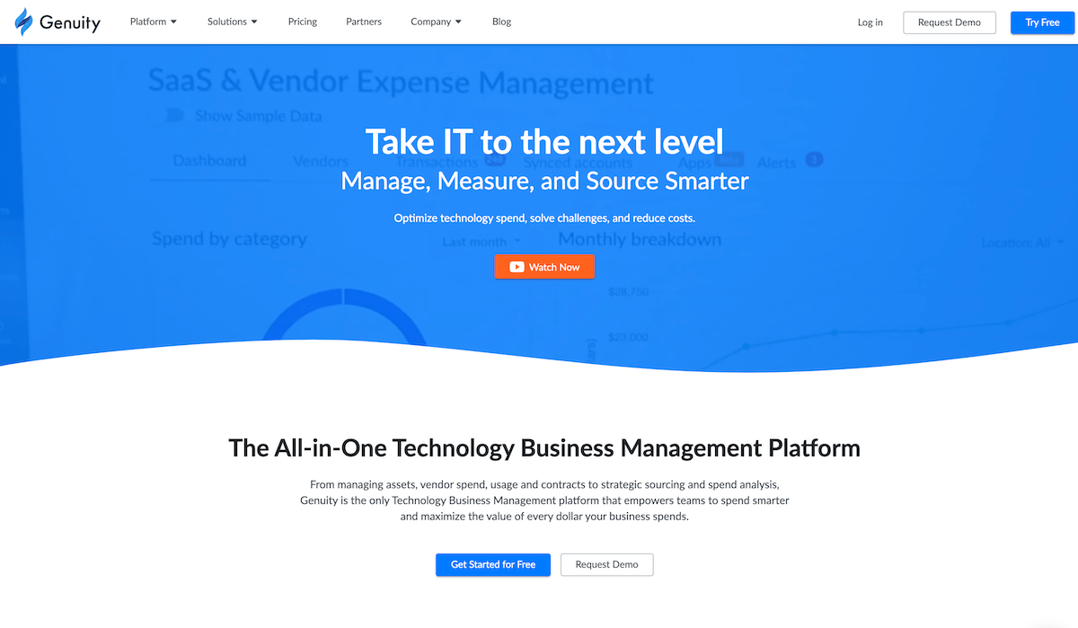 Genuity: Take IT to the next level.